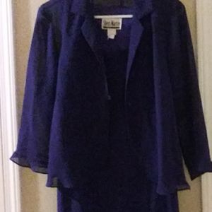 Dresses | Violet Dress W Matching Sheer Jacket | Poshmark